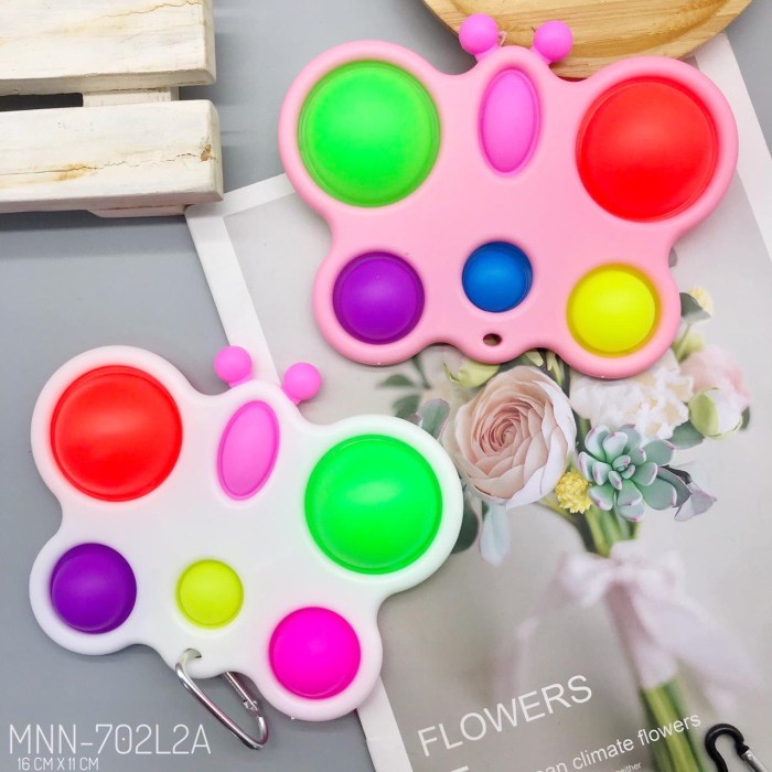 Jual Pop it Simple Dimple Fidget Toys mainan Unicorn Dino Fat Brain ...