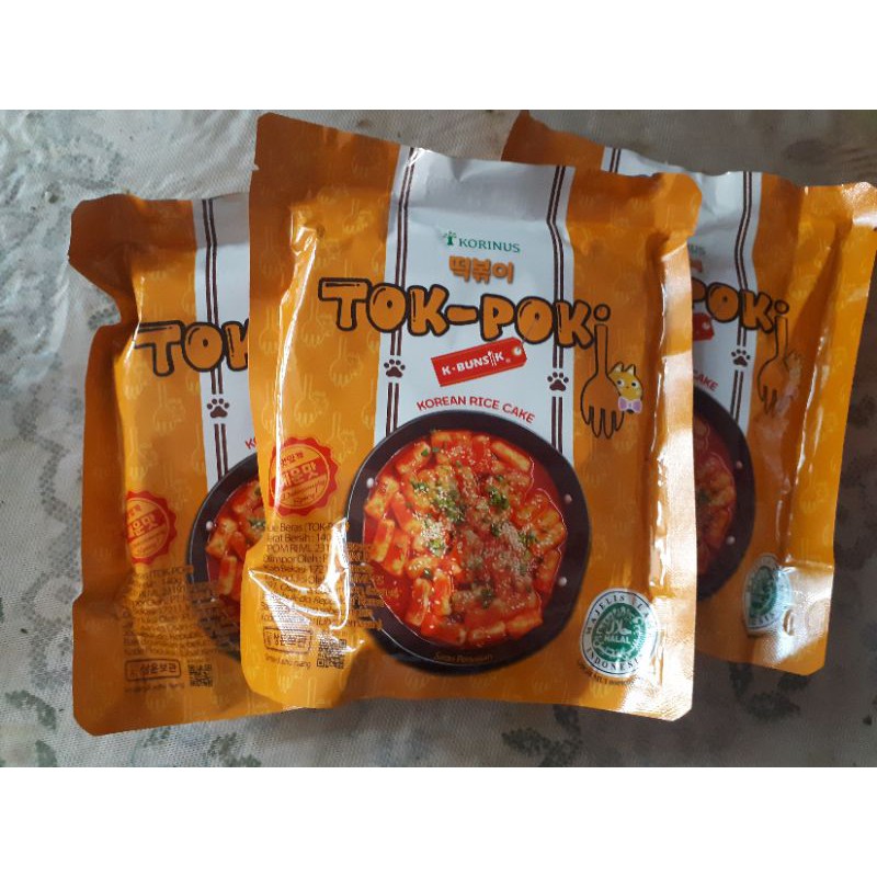 Jual Tokpoki Tteokbokki K-Bunshik Korinus Halal MUI | Shopee Indonesia