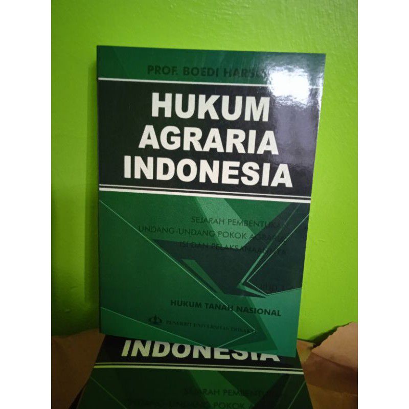 Jual HUKUM AGRARIA INDONESIA BY PROF BOEDI HARSONO | Shopee Indonesia