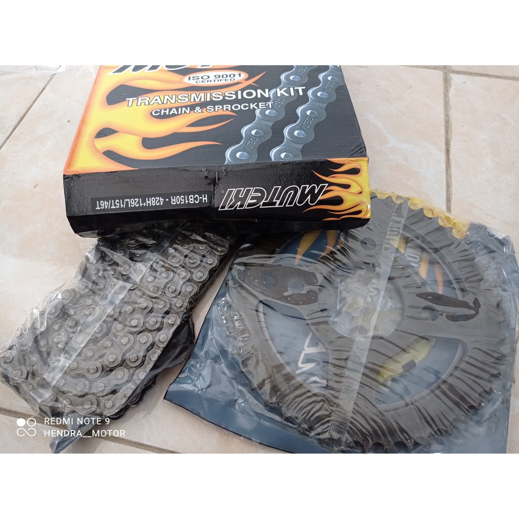 Jual Gear set + Rantai Roda Kit (Drive Chain Kit) CB150R (JAMINAN MURAH) | Shopee Indonesia