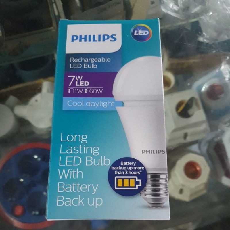 Jual lampu philips led rechargeable / lampu emergency (darurat ...