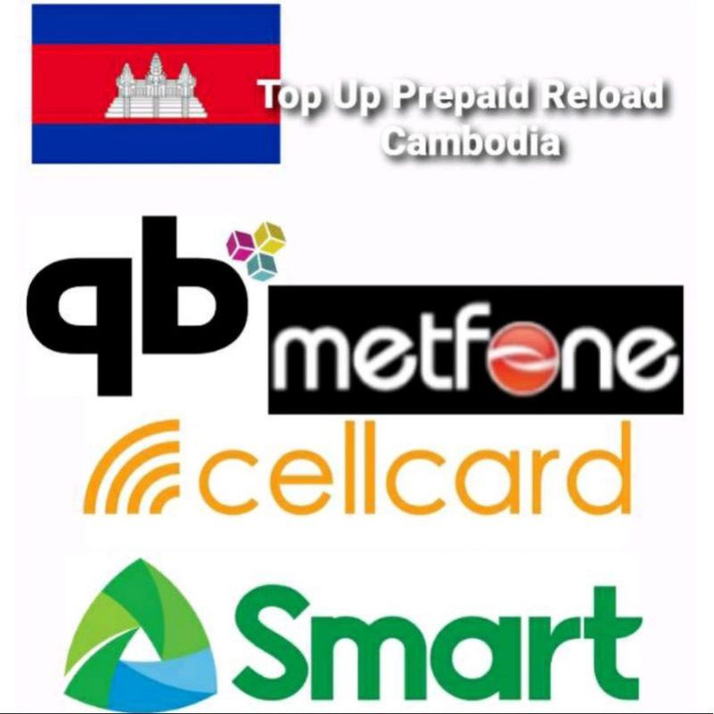 Jual Cambodia, Prepaid Cambodia, Metfone, Cellcard, Smart Seatel | Shopee Indonesia