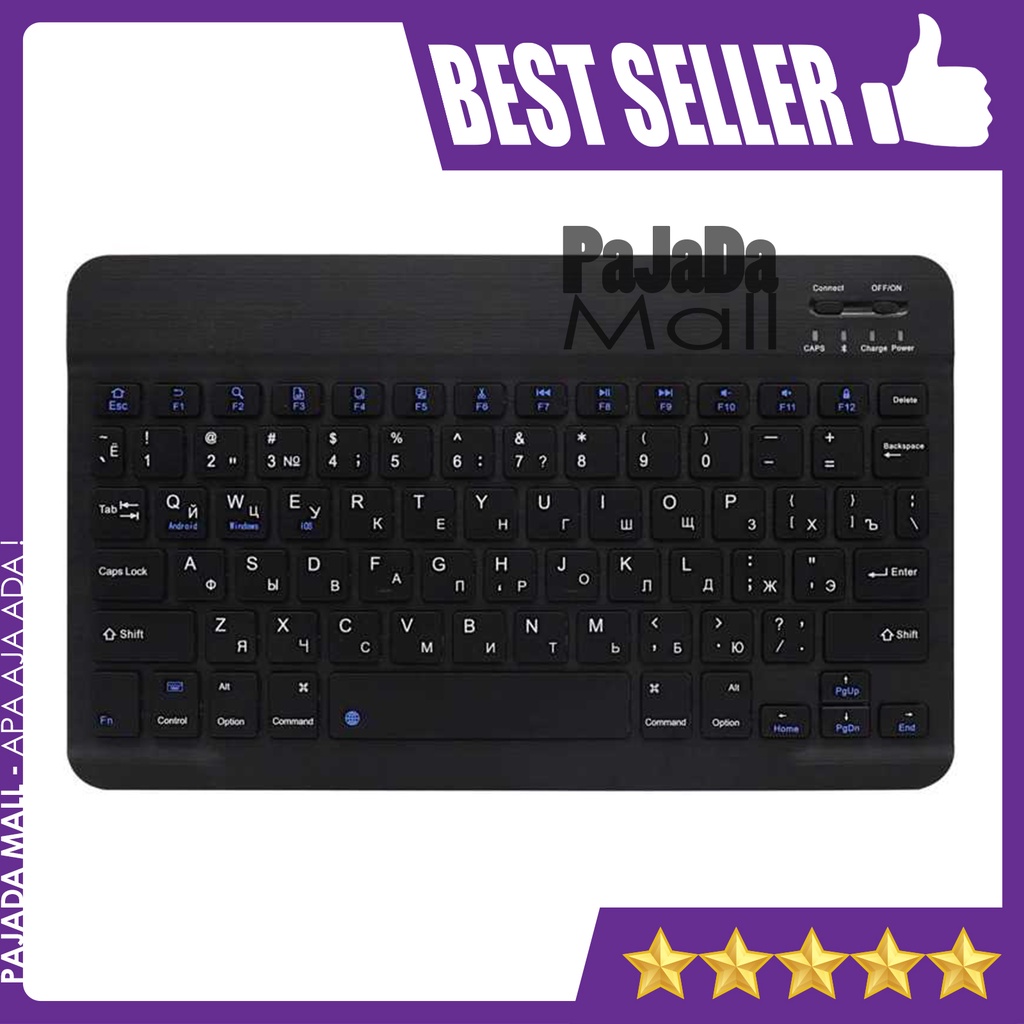 Jual Keyboard Wireless Keyboard Bluetooth Rechargeable Support Android ...