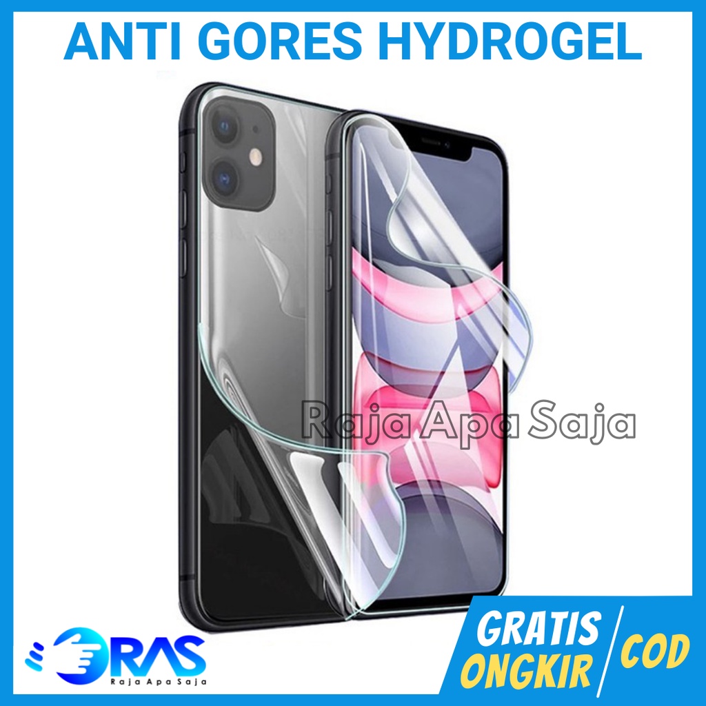 Jual Anti Gores XIAOMI REDMI NOTE 9 PRO Hydrogel Antigores HP Glare Minyak Radiasi Hidrogel Doff ...
