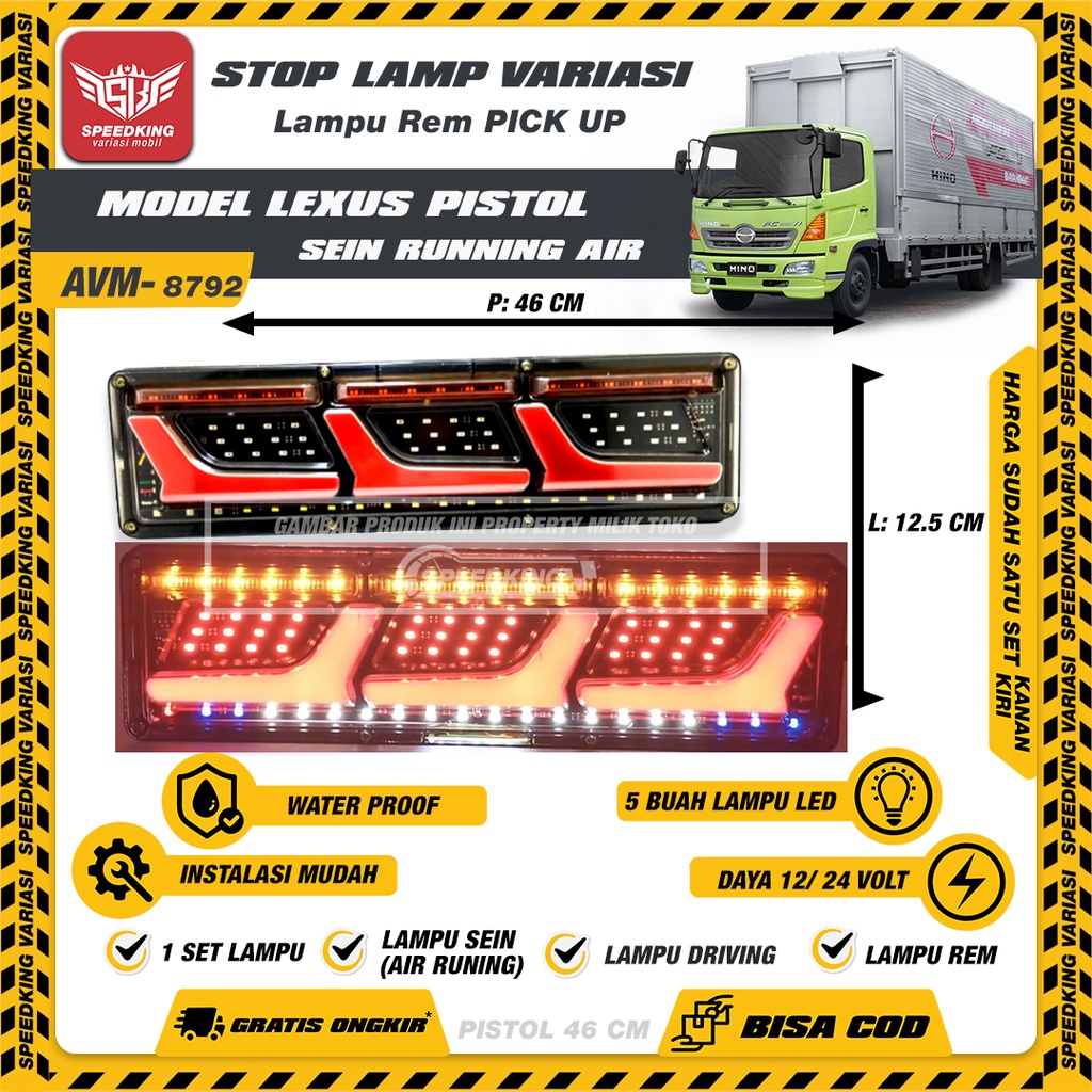 Jual Lampu rem Variasi Lexus lampu Stoplamp Pistol Mobil Truk lampu rem ...