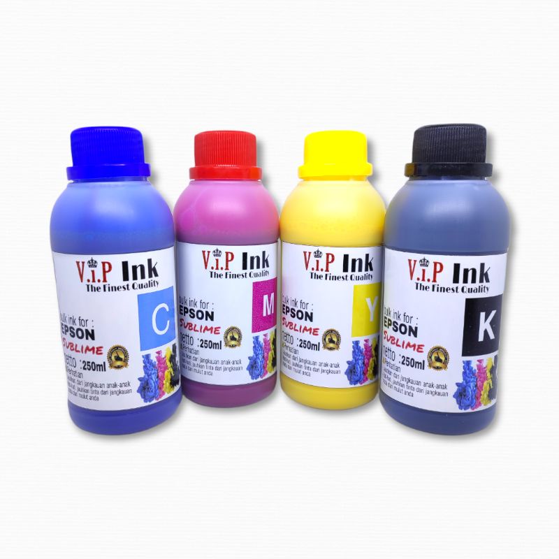Jual VIP INK Tinta Sublim Epson 250ml Korea Grade A Kualitas / Sublime ...