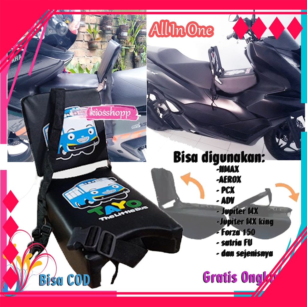 Jual Jok Kursi Bonceng Motor NMAX AEROX PCX satria FU vario 125/150 Jok ...