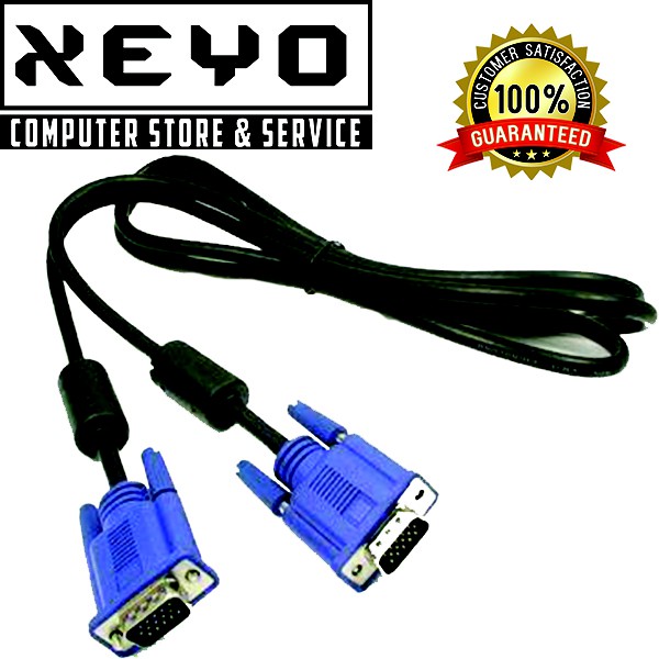 Jual Kabel VGA / D-SUB Biru panjang 1,5 meter | Shopee Indonesia