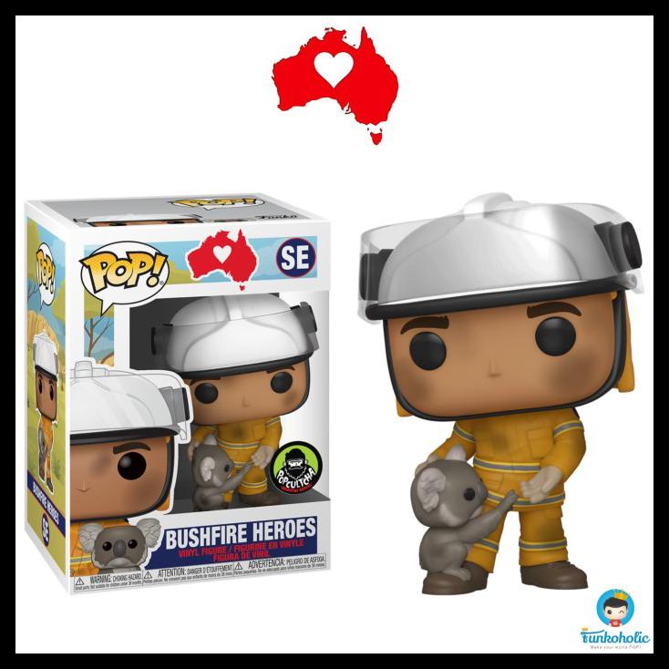 Jual Funko Pop! Rspca National Bushfire Appeal - Bushfire Heroes With ...