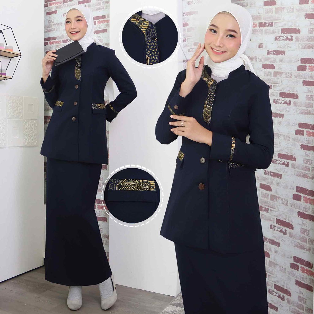 Jual Blazer Wanita / Seragam PNS / Baju Dinas Pemda / Baju PNS Wanita ...