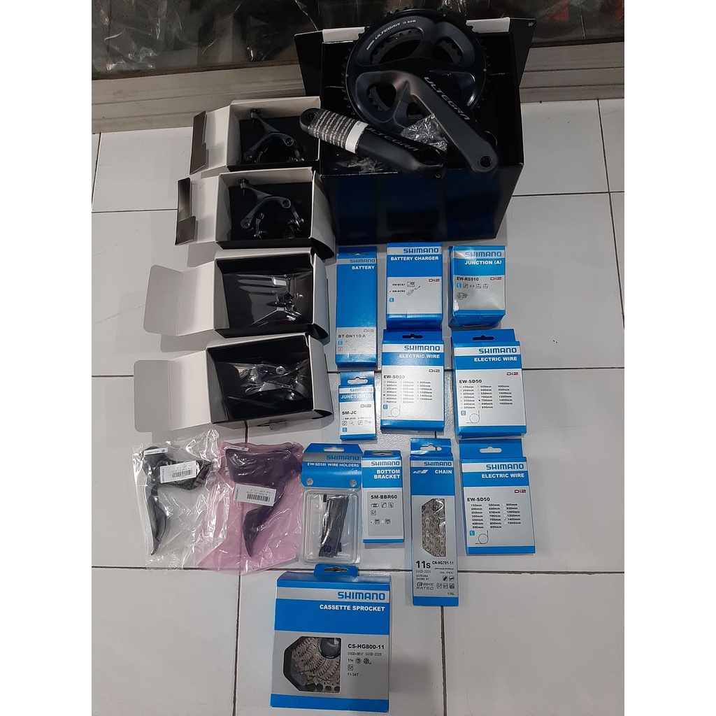 Jual Groupset / Group Set SHIMANO ULTEGRA DI2 R8050 50/34x170 11-34T ...