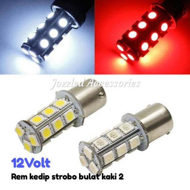 Jual Lampu rem 18 led 12v kaki 2 kedip strob bayonet 1157 | Shopee ...