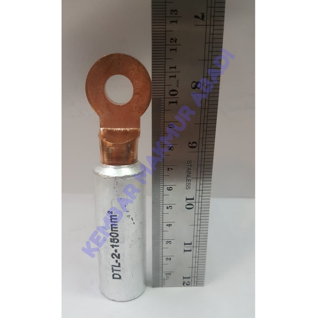 Jual Kabel skun Bimetal AL CU DTL2-150mm / Bimetal Lug DTL-2 150mm / Cable Lug 150mm / Scun ...