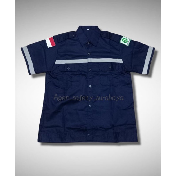 Jual baju seragam kerja katelpak wearepack setelan lengan pendek safety ...