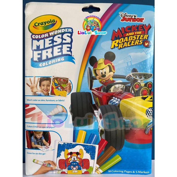 Jual CRAYOLA MICKEY MOUSE ORIGINAL COLOR WONDER MESS FREE - BUKU ...