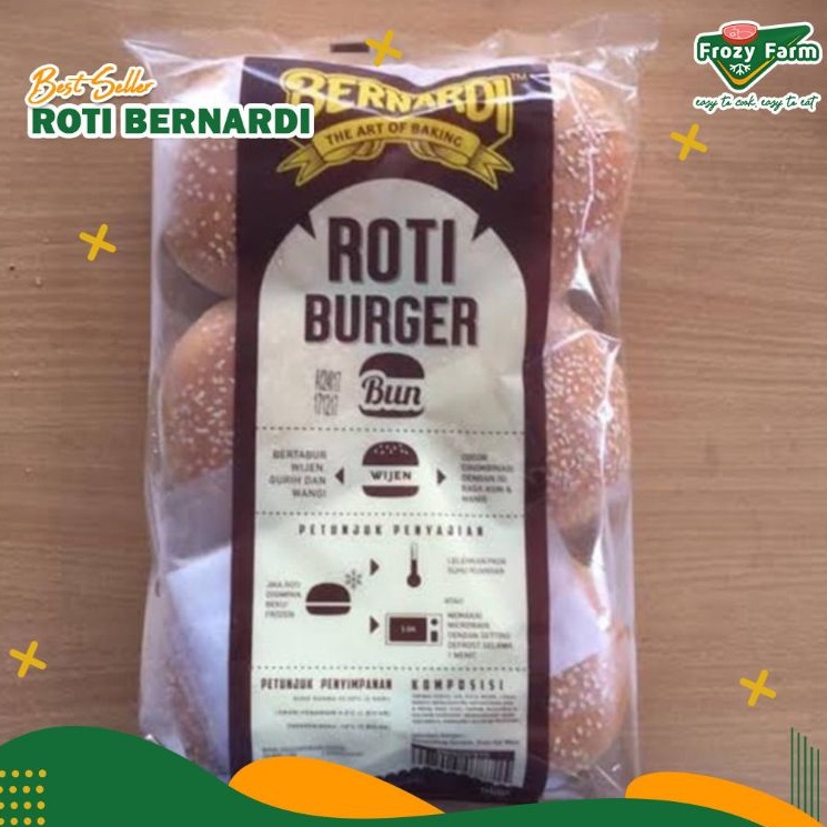 Jual ROTI BERNARDI ISI 6/PACK - ROTI BURGER | Shopee Indonesia