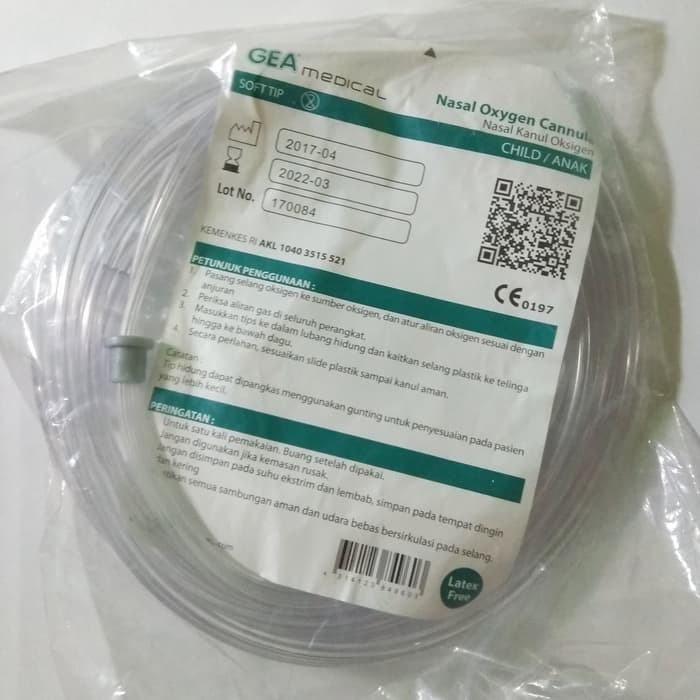 Jual Nasal Oxygen Cannula infant / Nasal kanul oksigen | Shopee Indonesia