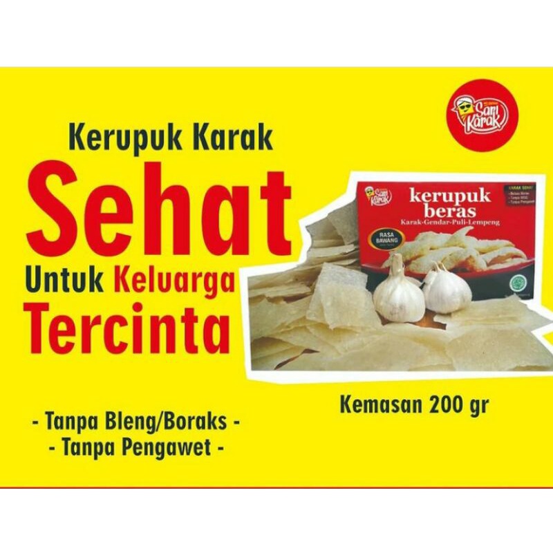 Jual Kerupuk Karak / Puli Sari Karak 200gr | Shopee Indonesia