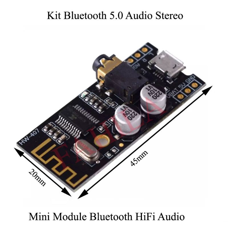 Jual Kit Bluetooth Audio Receiver Stereo Modul Bluetooth Audio Decorder ...