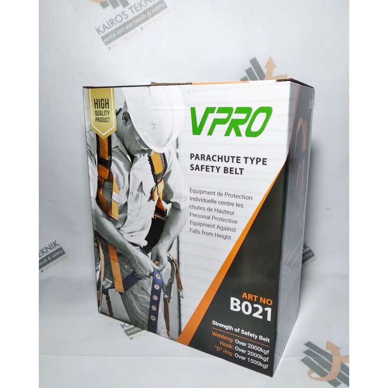 Jual Safety Belt / Body Harness VPRO B021 / Alat Sabuk Pengaman ...