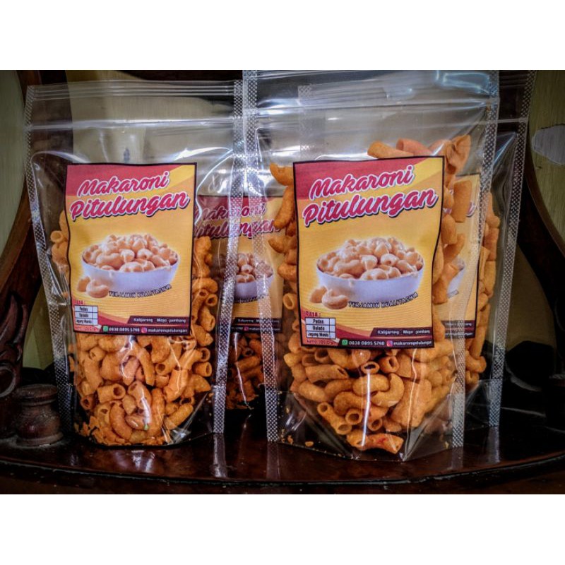 Jual Makaroni Pitulungan Tiga farian rasa pedas Balado Jagung manis 100 ...