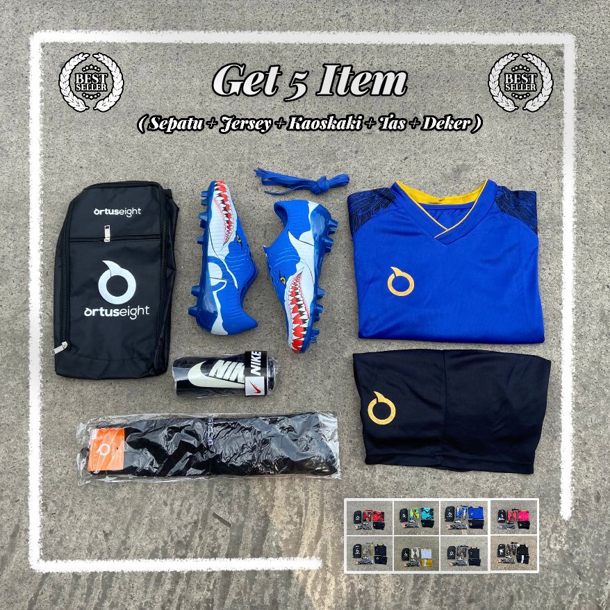 Jual Paket Lengkap 5 Sepatu Bola Sepak ORTUSeight Termurah | Shopee ... Jual Paket Lengkap 5 Sepatu Bola Sepak ORTUSeight Termurah | Shopee ...