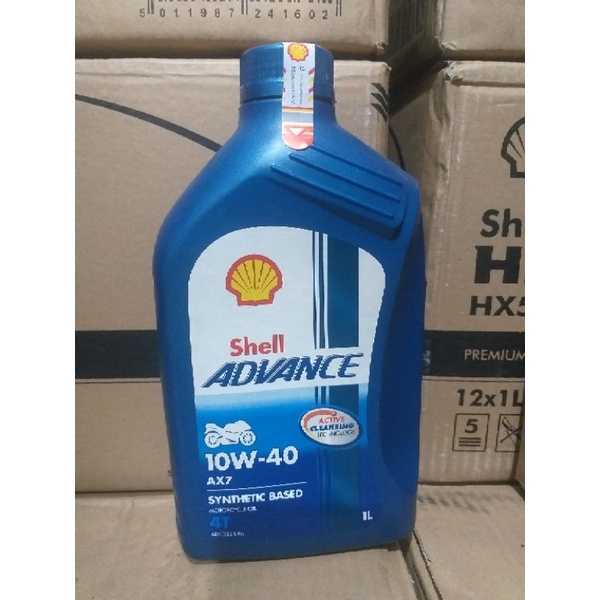 Jual SHELL ADVANCE AX7 SAE 10W-40. isi 1000ml. | Shopee Indonesia