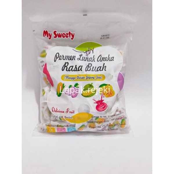 Jual Permen Lunak My Sweety Aneka Rasa Buah Manga Durian Jagung Taro ...