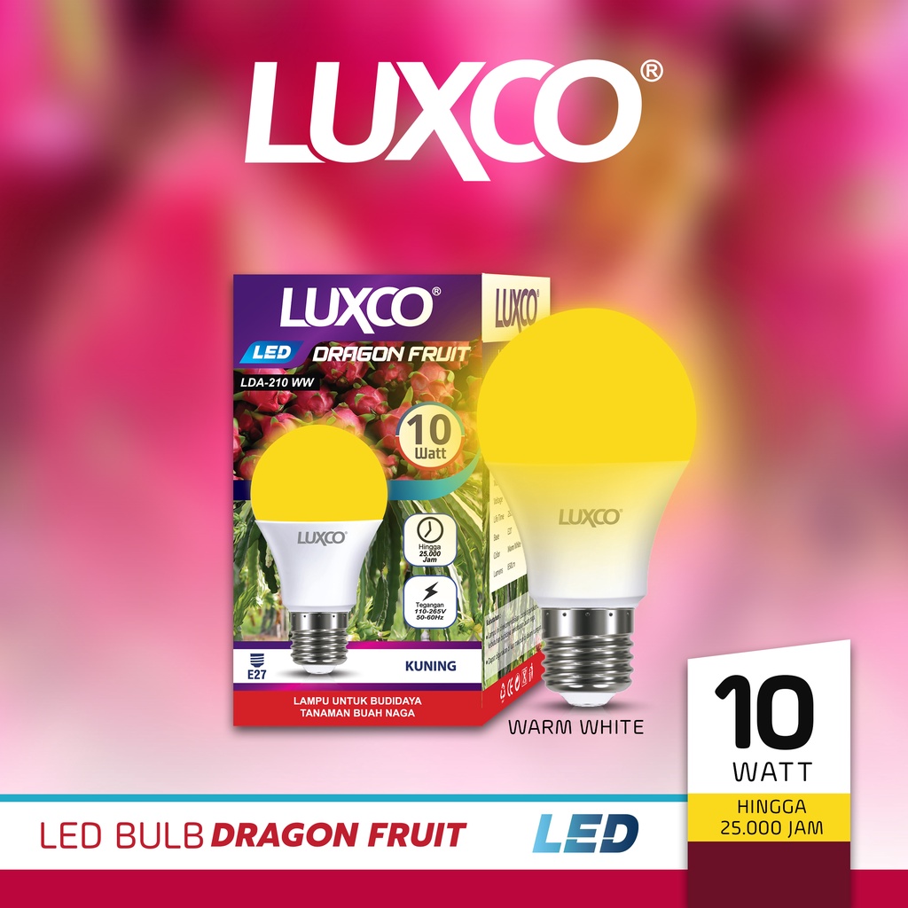 Jual [COD] BOHLAM LAMPU LED BUAH NAGA DRAGON FRUIT 10WATT LUXCO VOSCO FREE ONGKIR | Shopee Indonesia