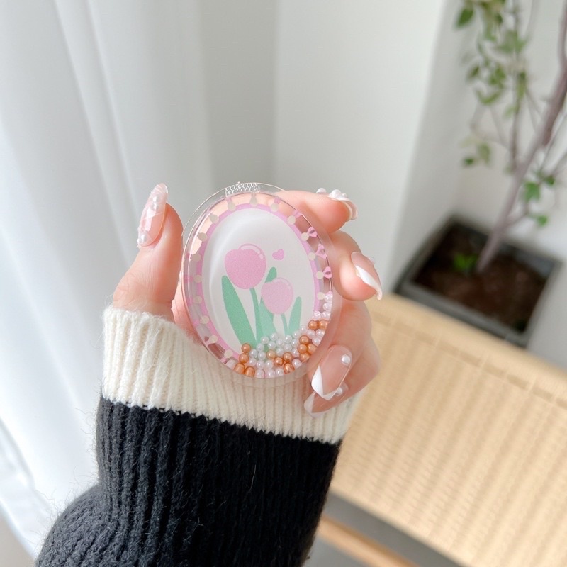 Jual POP SOCKET JOLINE / POPSOCKET GLITER CARTOON KARAKTER IMUT / GRIPTOK RING RESIN AKRILIK ...