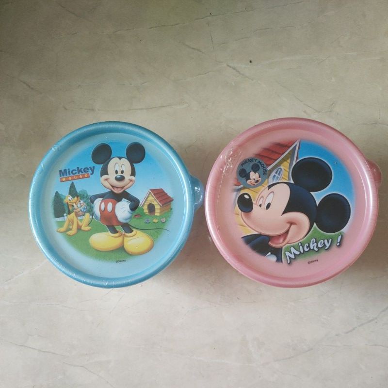 Jual mickey mouse soup bowl snack container 350ml | Shopee Indonesia