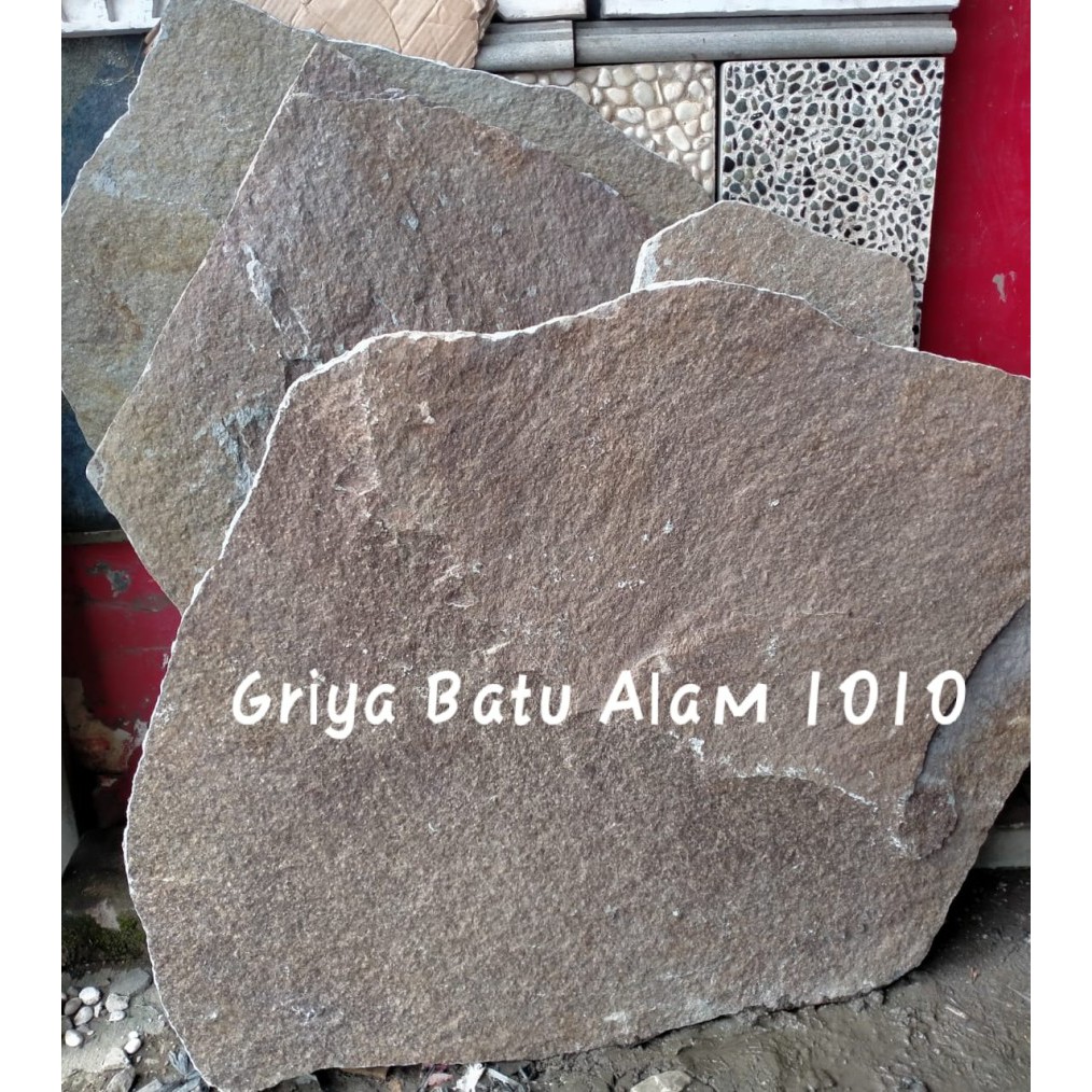 Jual BATU ALAM LEMPENG TEMPLEK RANDOM ACAK TEBAL 5 Cm UP | Shopee Indonesia