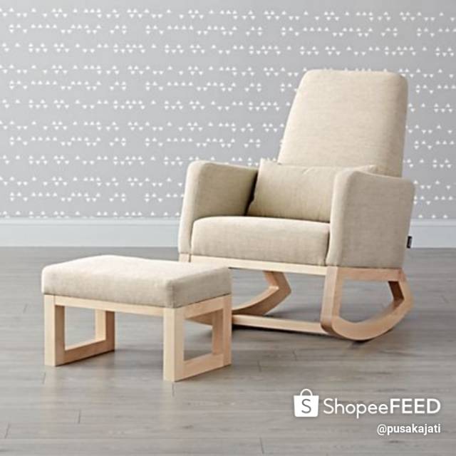 Jual Kursi Sofa Menyusui + Puff - inir chair | sekar jati | Shopee ...