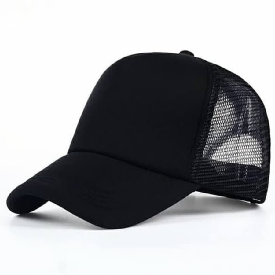 Jual Topi Jaring Polos Trucker Hat Kualitas Distro Premium | Shopee ...