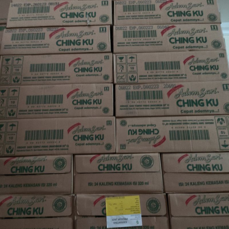 Jual adem sari chingku kaleng 320ml sedus isi 24 kaleng | Shopee Indonesia