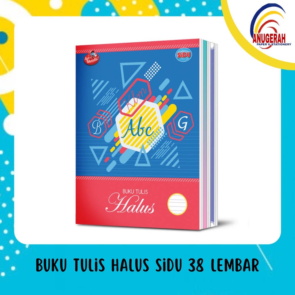 Jual BUKU TULIS HALUS SIDU 38 LEMBAR (PAK) | Shopee Indonesia