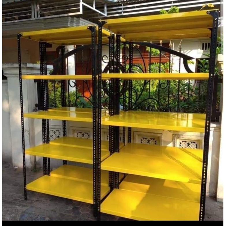 Jual Rak Besi Siku, T200xL40xP100, Rak gudang, Rak barang, Rak besi ...