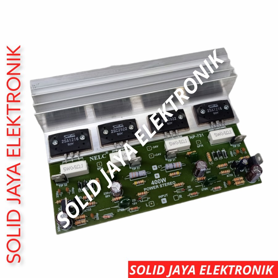Jual KIT POWER AMPLIFIER STEREO 400W SANKEN 2SA1216 - 2SC2922 2 POWER ...