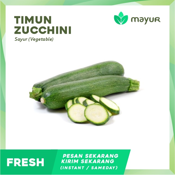 Jual Timun Zucchini/Zukini/Timun Jepang (1 pcs | 500 gr | 1 kg ...