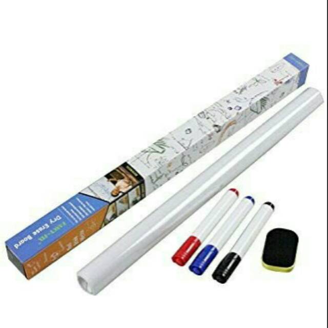 Jual Wall Sticker Board/ Stiker Papan Tulis (Whiteboard Sticker ...