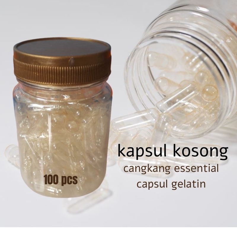 Jual Kapsul Kosong Cangkang Kapsul Essential Capsul Gelatin Halal ...