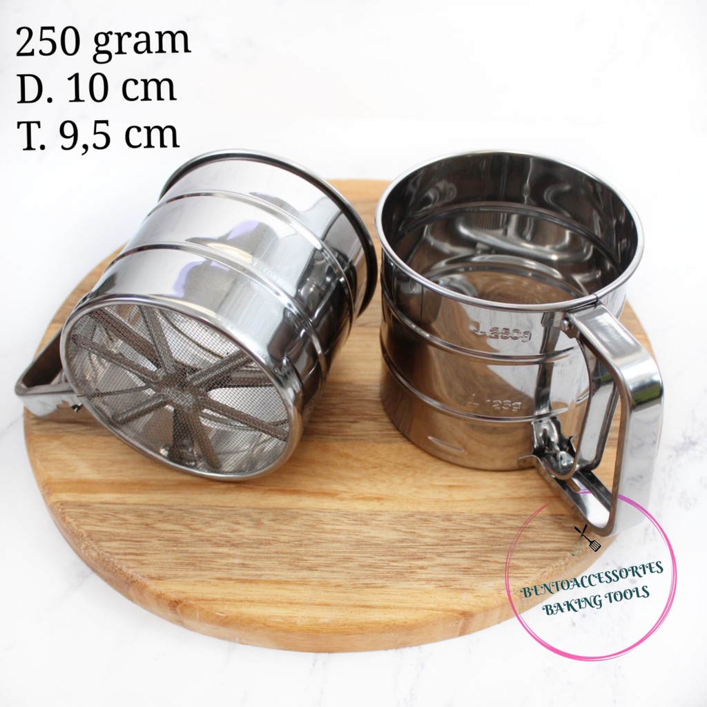 Jual Sifter pengayak tepung stainless satuan | Shopee Indonesia