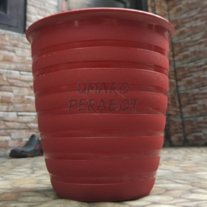 Jual Pot Tirus Ukuran 20 Warna Merah Bata / Pot Tawon / Pot Tanaman ...