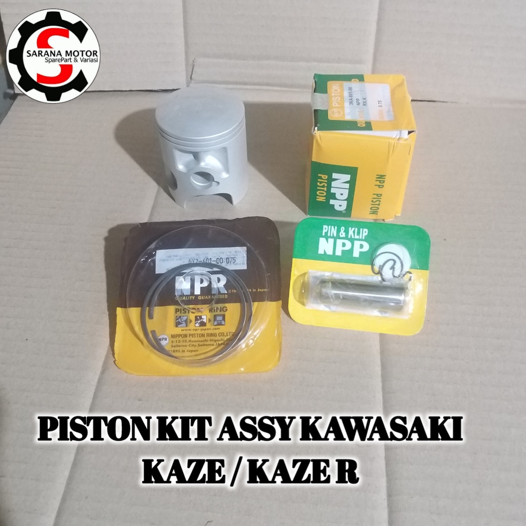 Jual Piston Kit Piston Lengkap Piston Komplit KAWASAKI Kaze / Kaze R ...