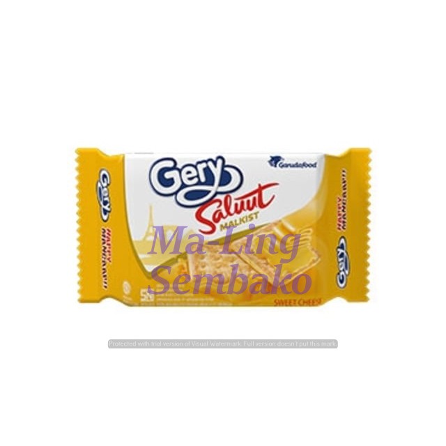 Jual GERY SALUT COKELAT / KEJU / KELAPA / MATCHA 110GR, Snack, Kue ...