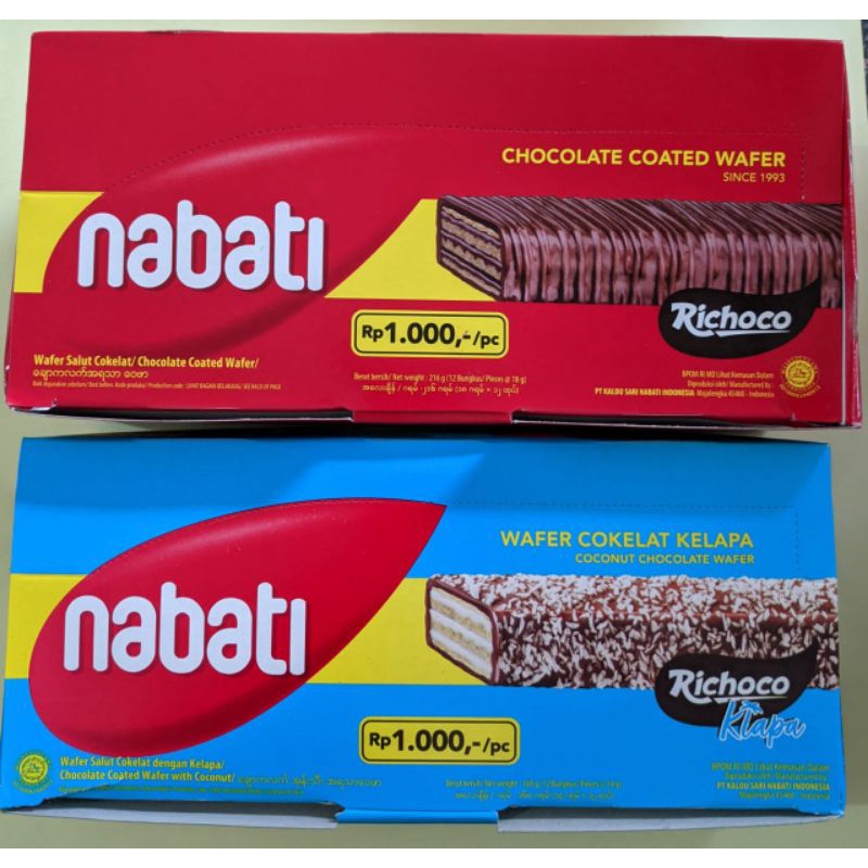 Jual Richeese Nabati Coated Kelapa dan Cokelat | Shopee Indonesia