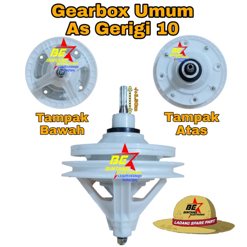 Jual GEAR BOX MESIN CUCI AS GERIGI 10 UMUM GIRBOK MESIN CUCI DAICHI ...