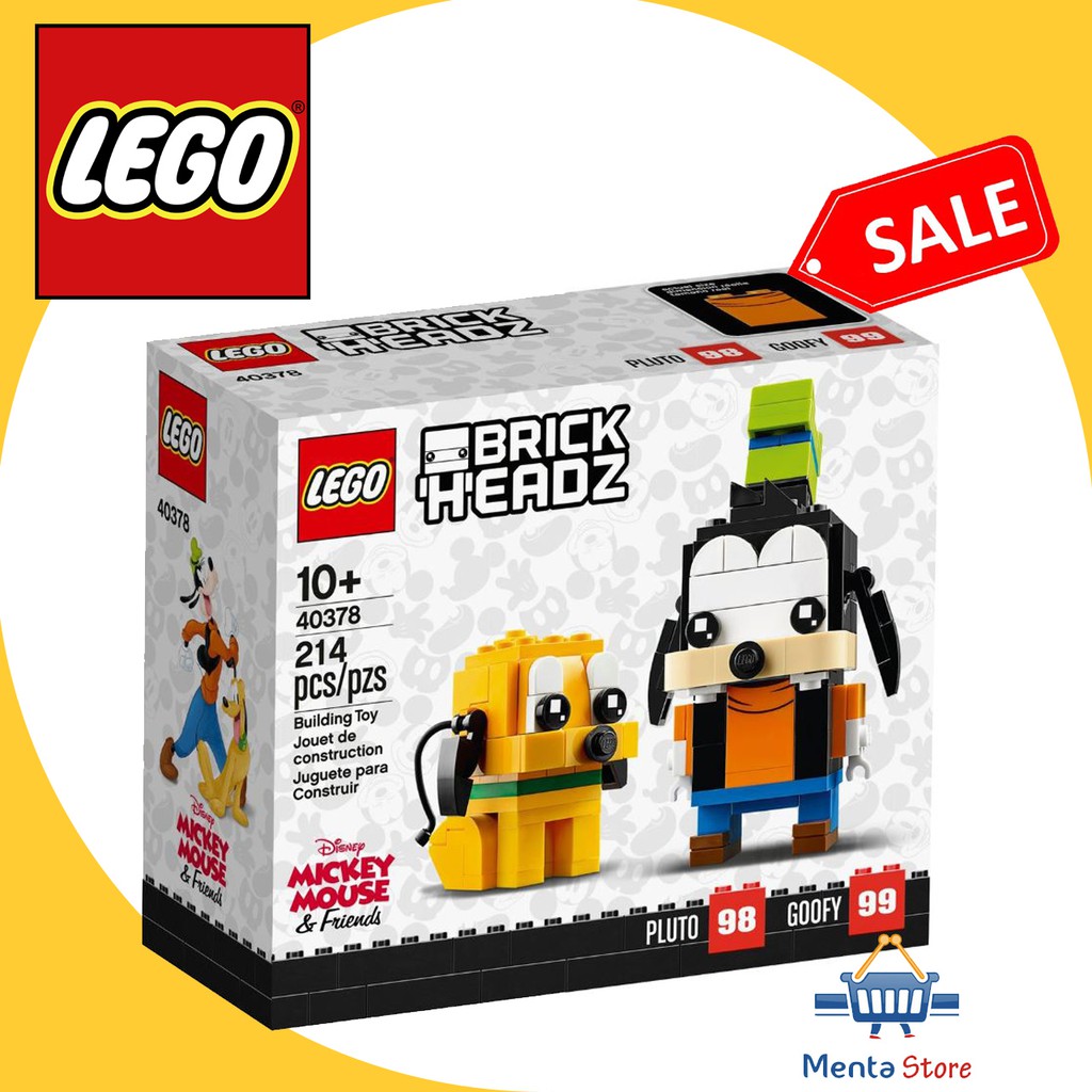 Jual LEGO Brickheadz 40378 Goofy & Pluto Disney Fans Classic Characters ...
