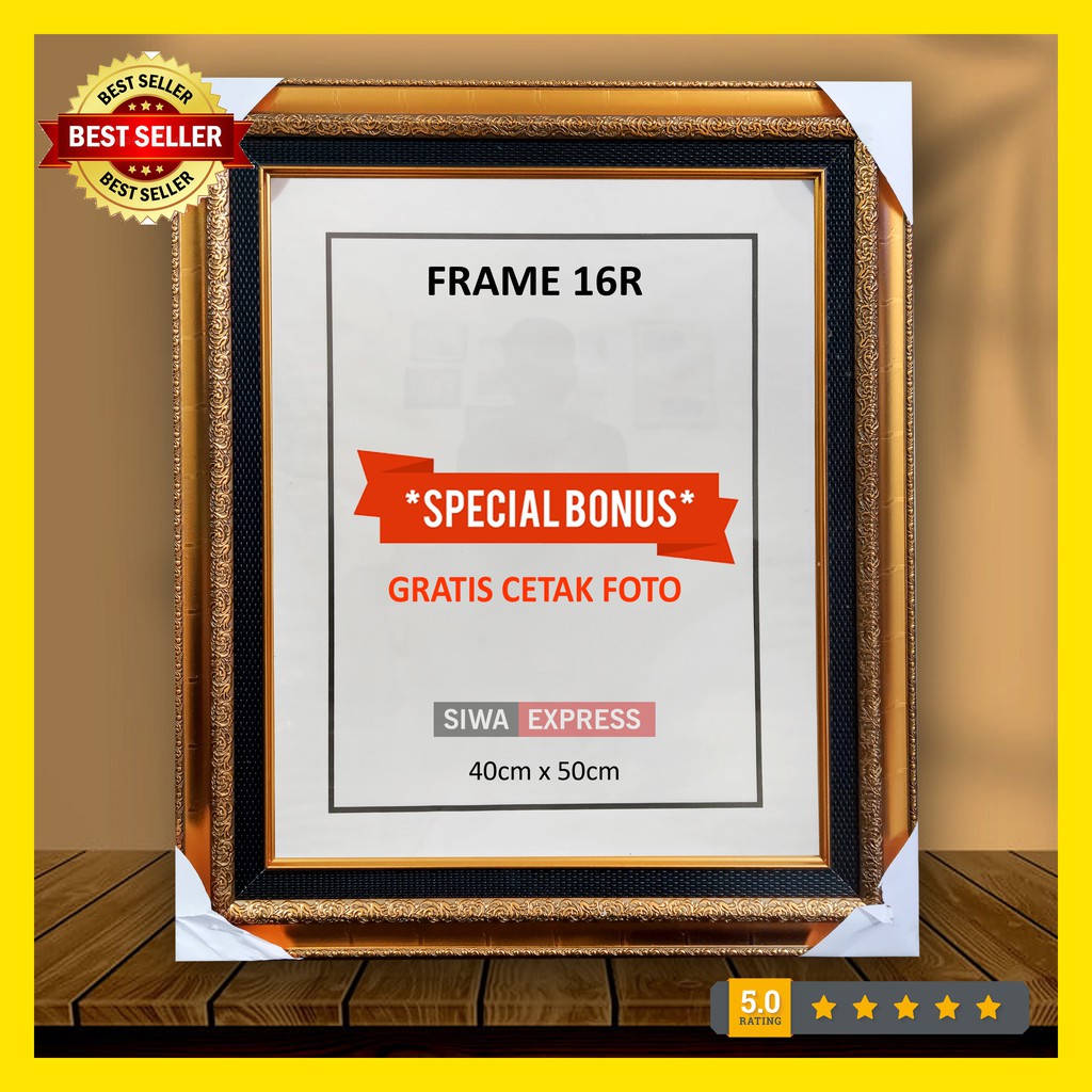 Jual BINGKAI FOTO 16R + FREE CETAK PHOTO UKURAN 16R (40x50) DOUBEL ...