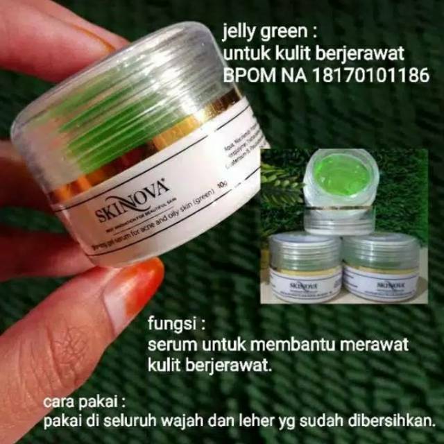 Jual Skinnova Glowing Gel Serum for acne & Oily Skin, Skinnova serum ...